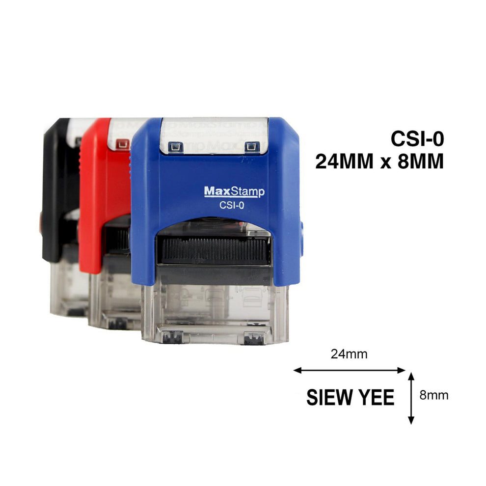 MAX Self-Inking Stamp – (1-3 Lines) – DOTS TECHNOLOGY & TRADING